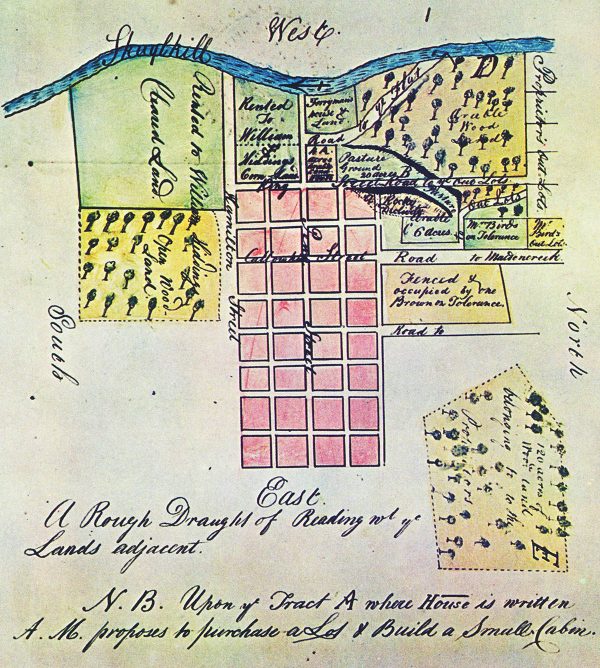 Layout of the Town of Reading - GoReadingBerks / Reading Berks History
