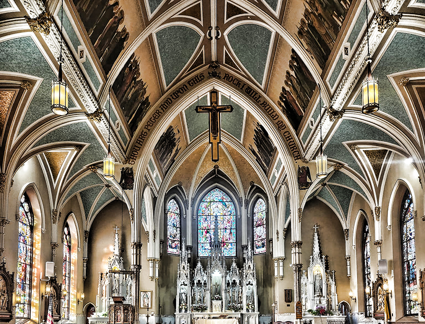 Count Berthold von Imhoff: The Art of St. Peter’s R.C. Church Murals ...